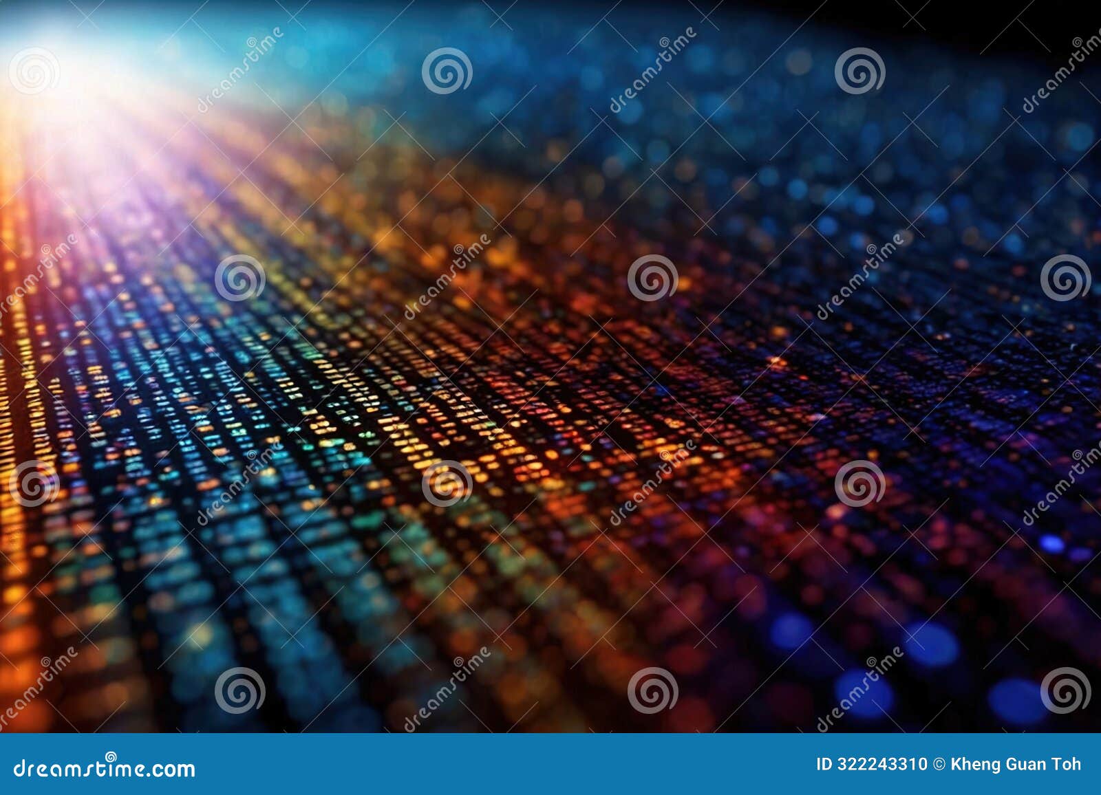 Colorful Technology Binary Matrix Code Abstract Wallpaper Patern ...