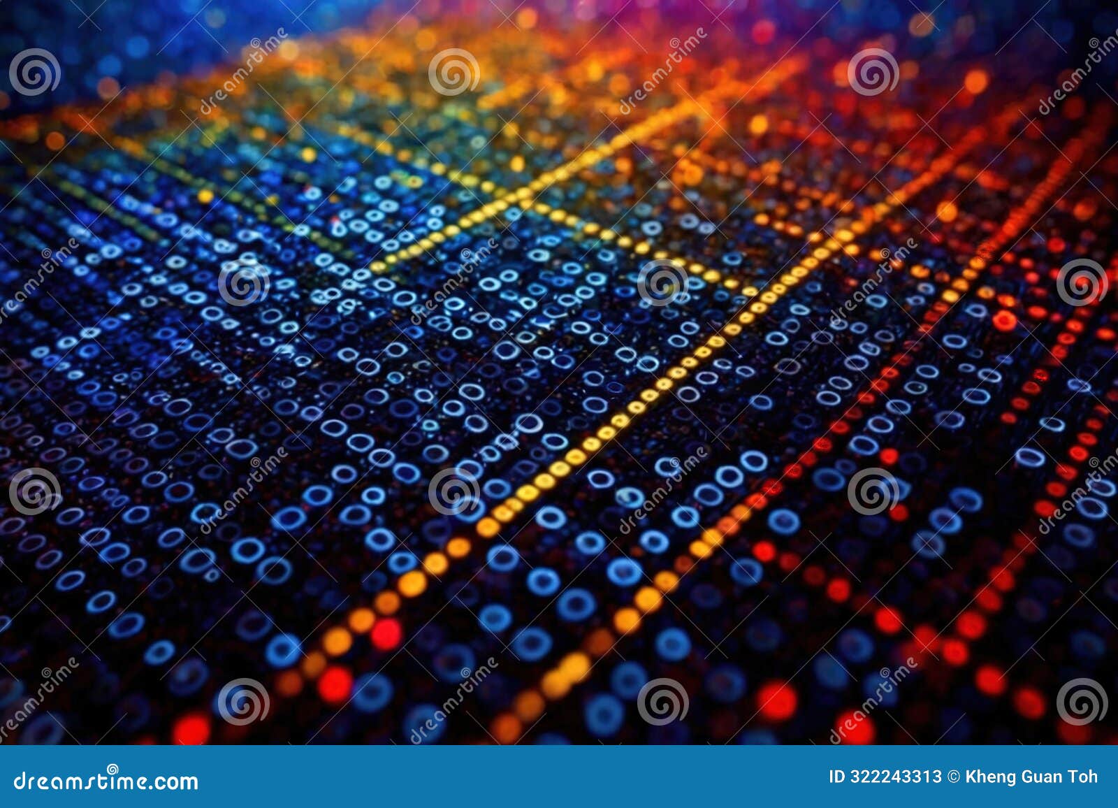 Colorful Technology Binary Matrix Code Abstract Wallpaper Patern ...