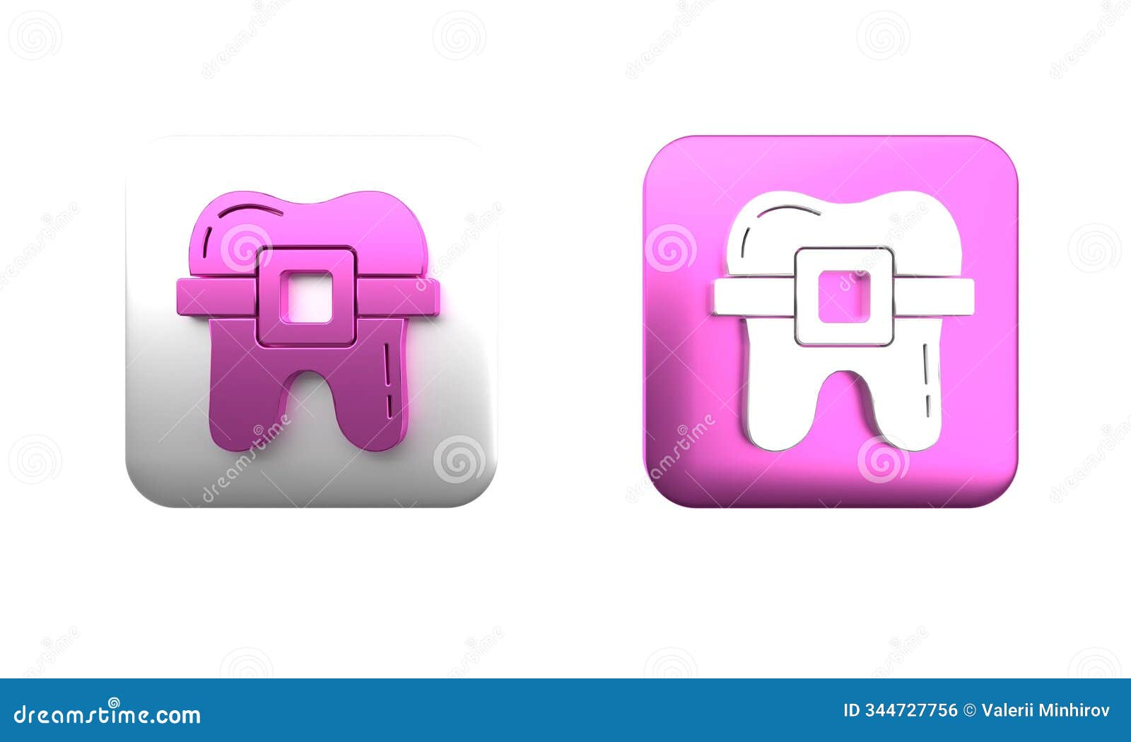 Colorful Teeth Care Symbols Vector Illustration | CartoonDealer.com ...