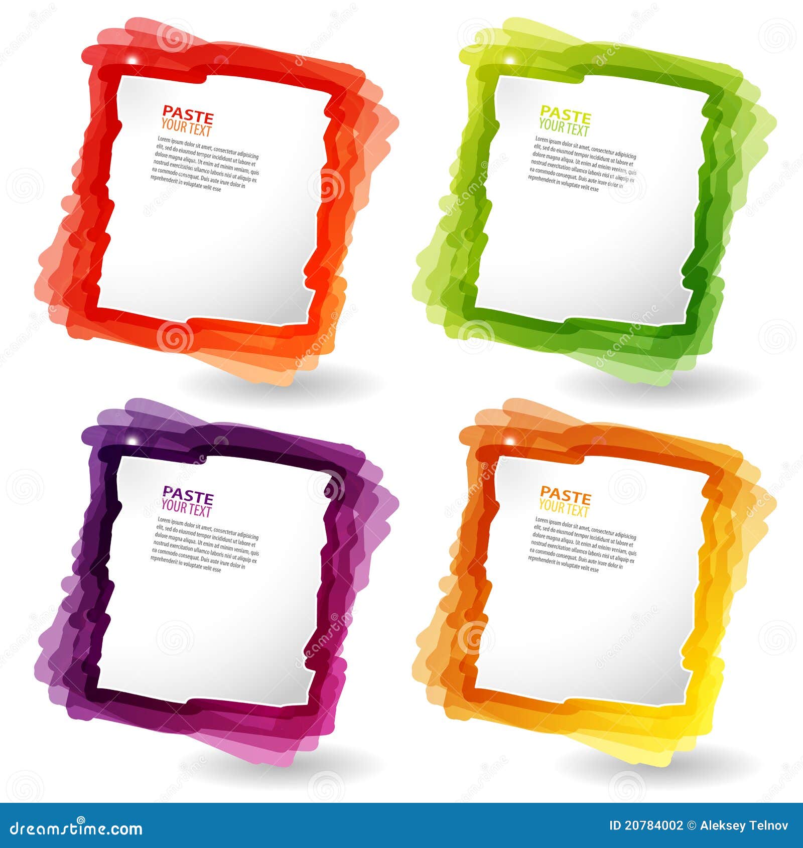 Colorful template stock vector. Illustration of pattern - 20784002