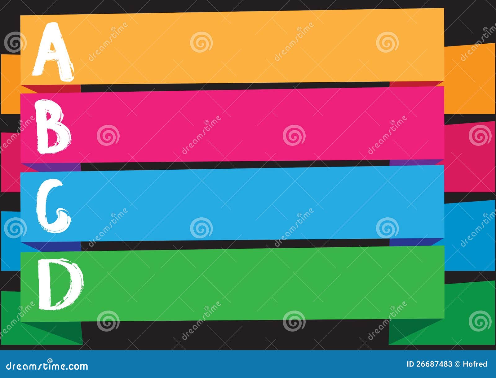 Colorful template layout stock vector. Illustration of info - 26687483
