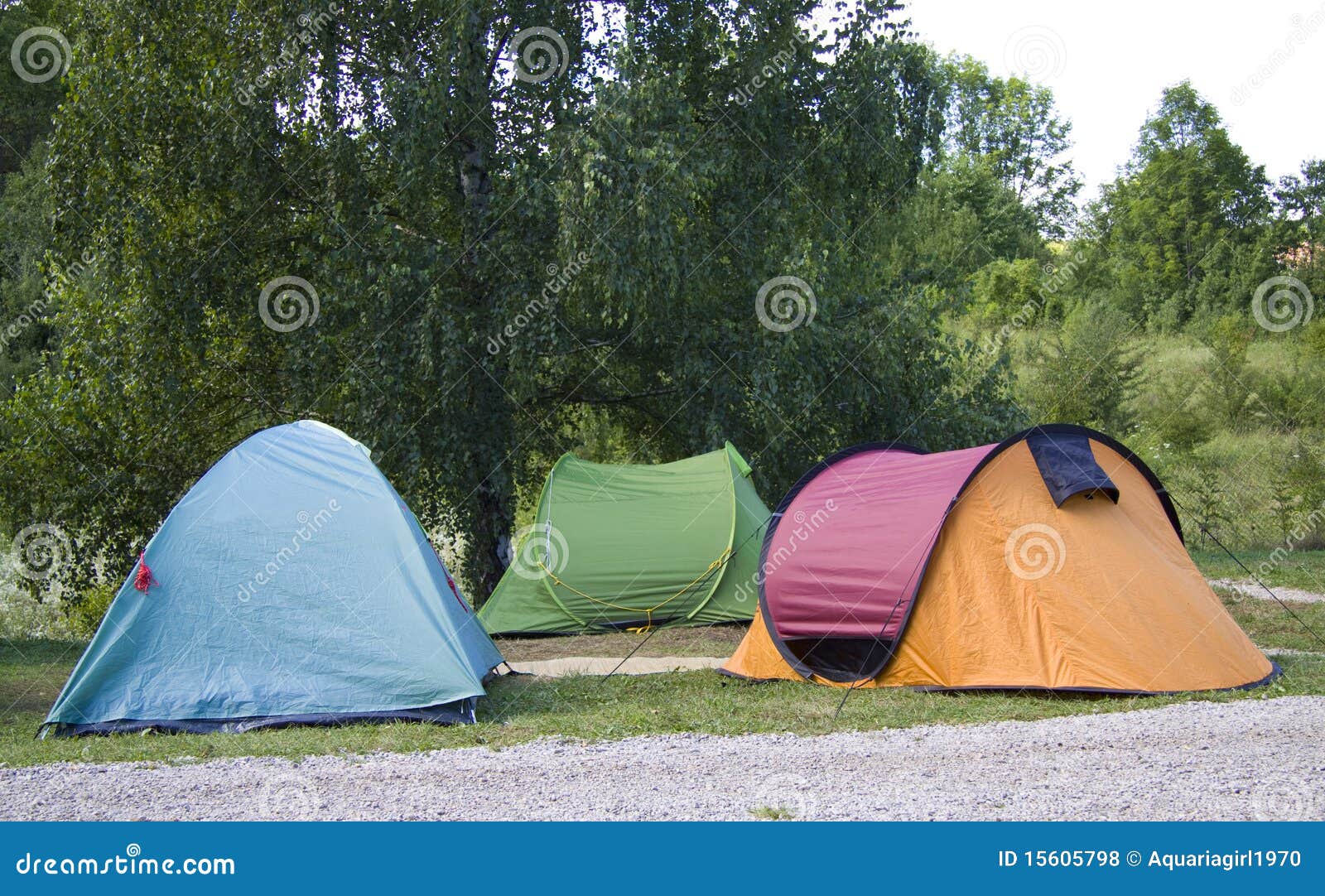 Colorful tents stock photo. Image of summer, tourism - 15605798