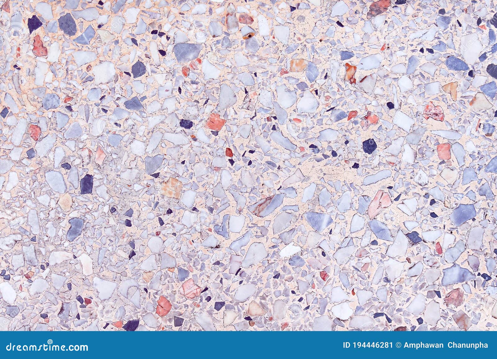 Colorful Terrazzo Seamless Texture Old Patterns Background Stock Image ...