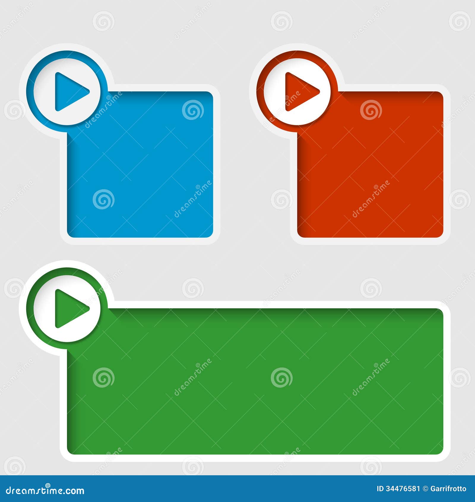 Colorful text frame stock vector. Illustration of message - 34476581