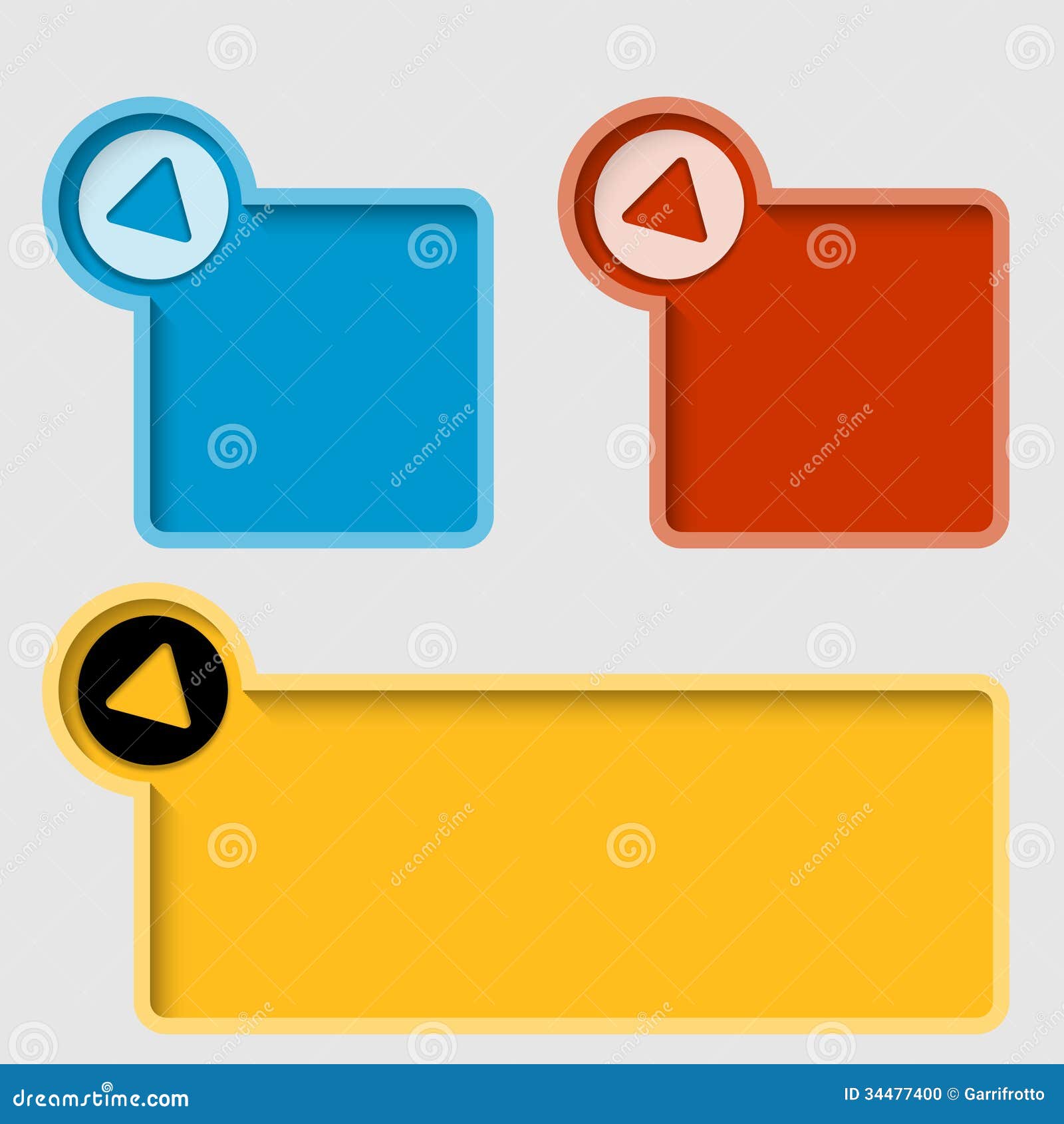 Colorful text frame stock vector. Illustration of advertising - 34477400