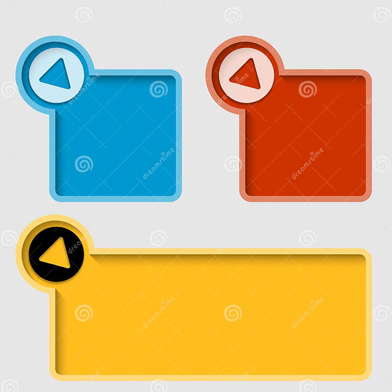 Colorful text frame stock vector. Illustration of advertising - 34477400