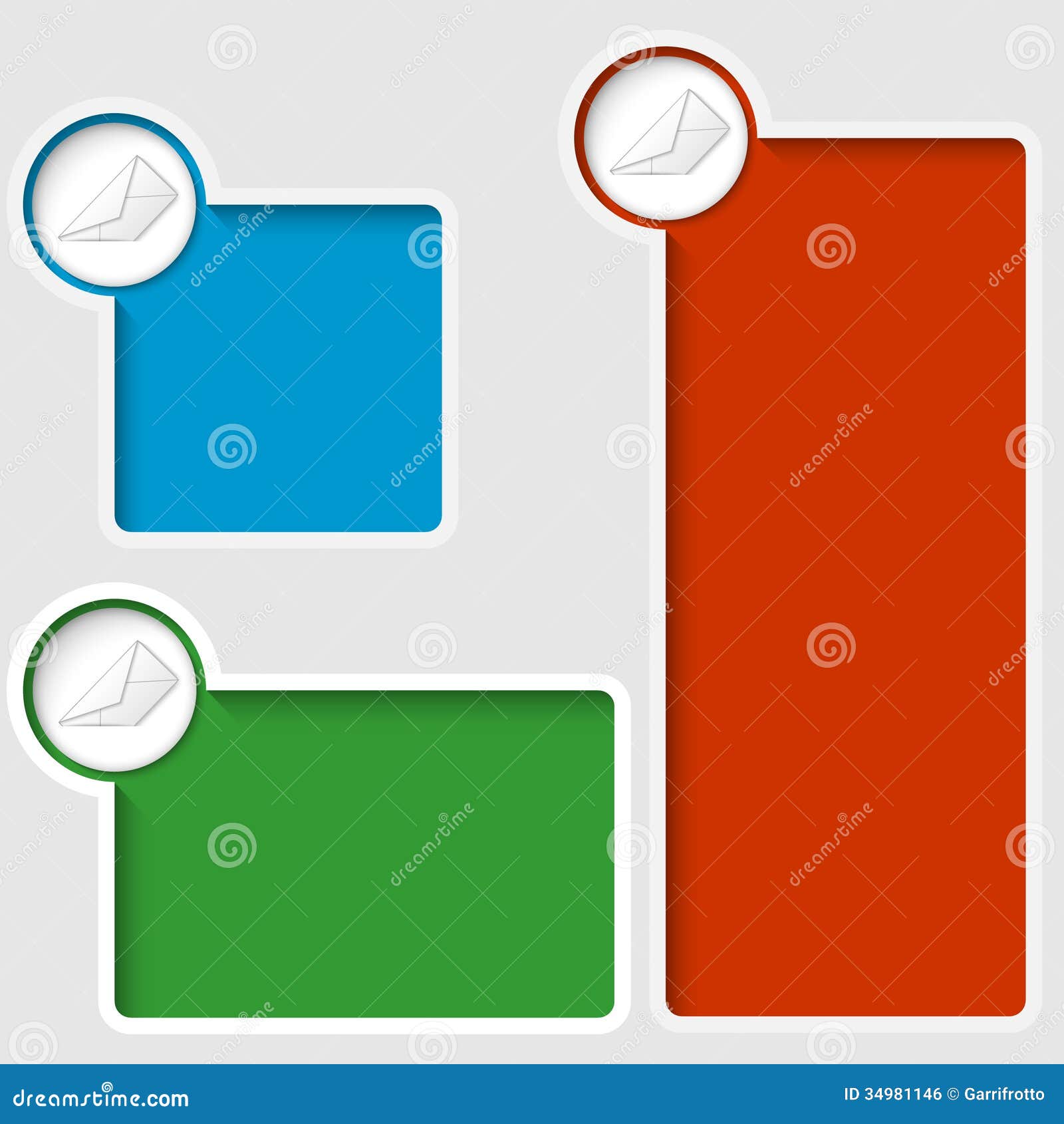 Colorful text frames stock vector. Illustration of color - 34981146