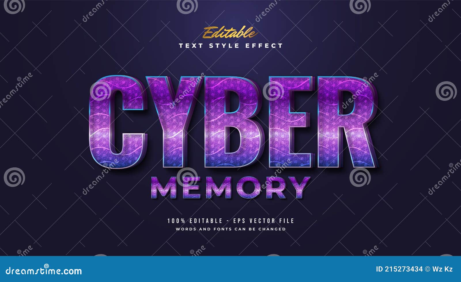 Colorful Text in Futuristic Style with Realistic and Textured Effect ...