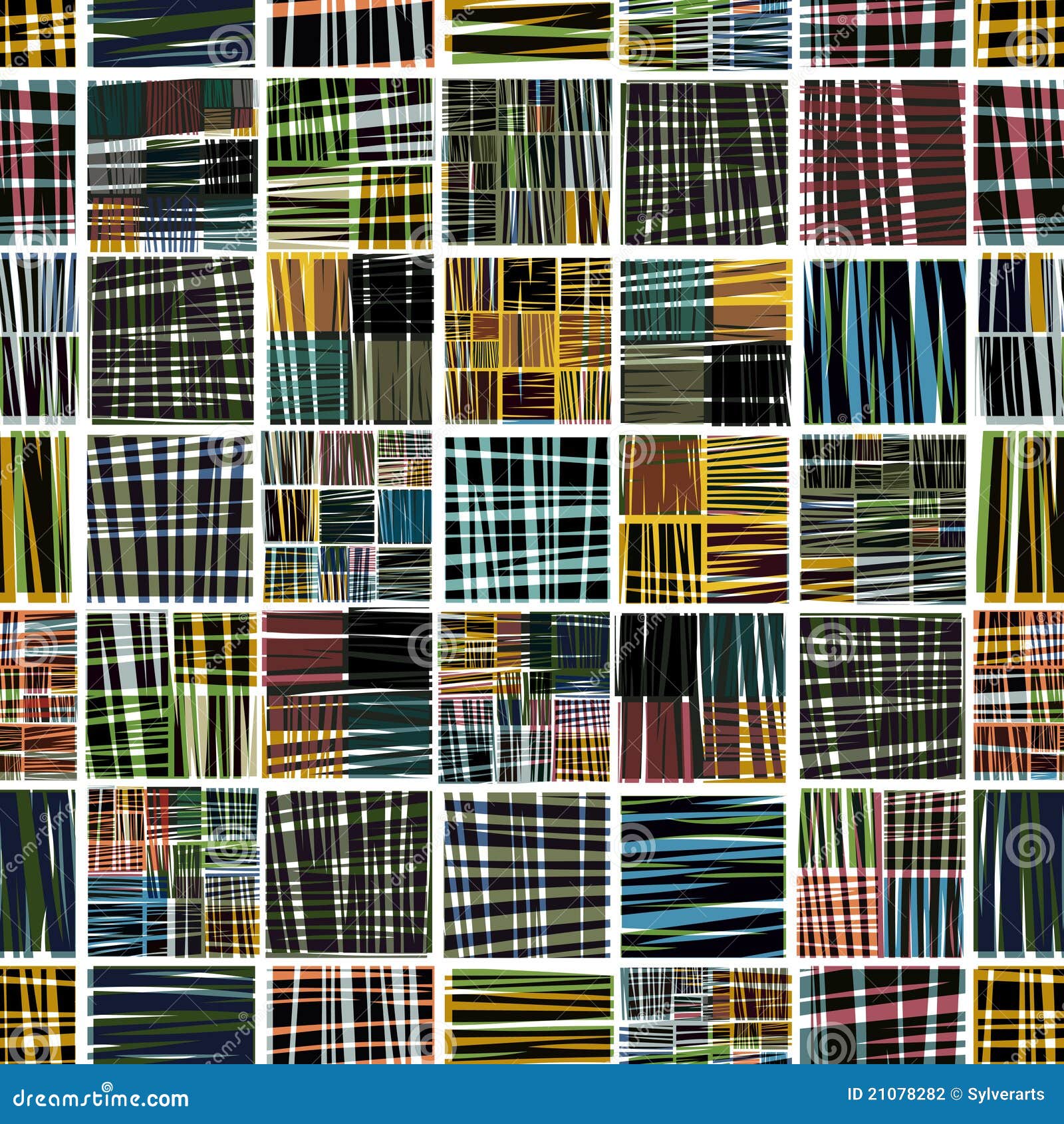 Colorful Textile Seamless Pattern. Stock Vector - Illustration of ...