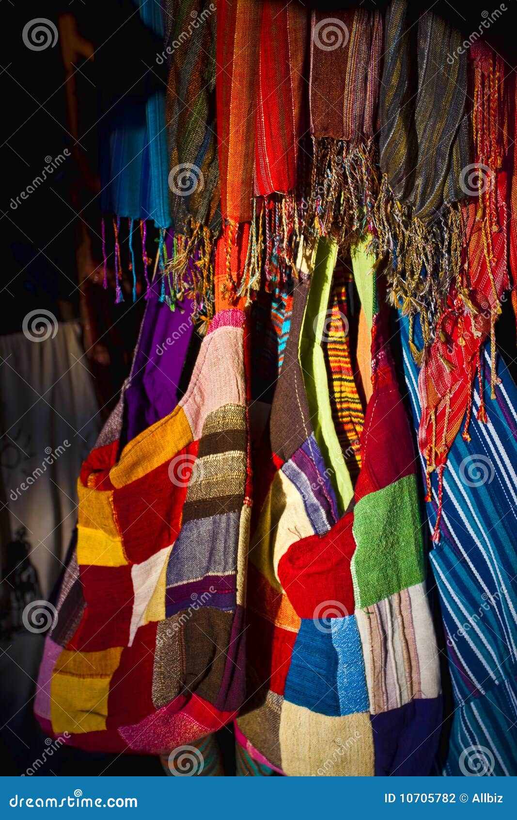 Colorful textiles stock photo. Image of traditional, clothes - 10705782