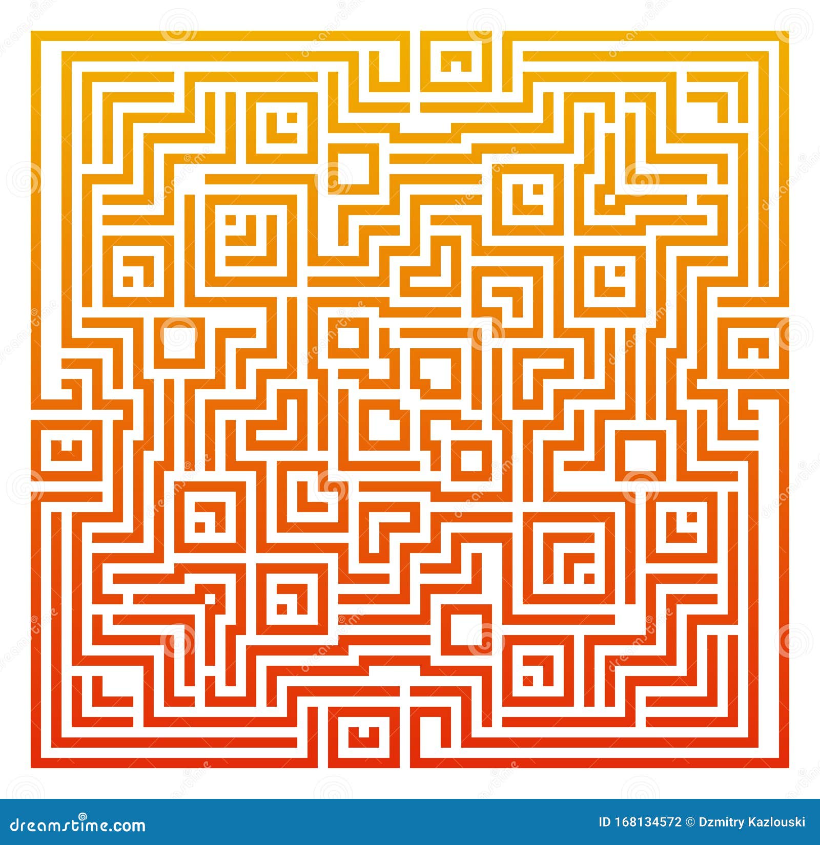 Texture Of Labyrinth On A Yellow Background Royalty-Free Stock ...