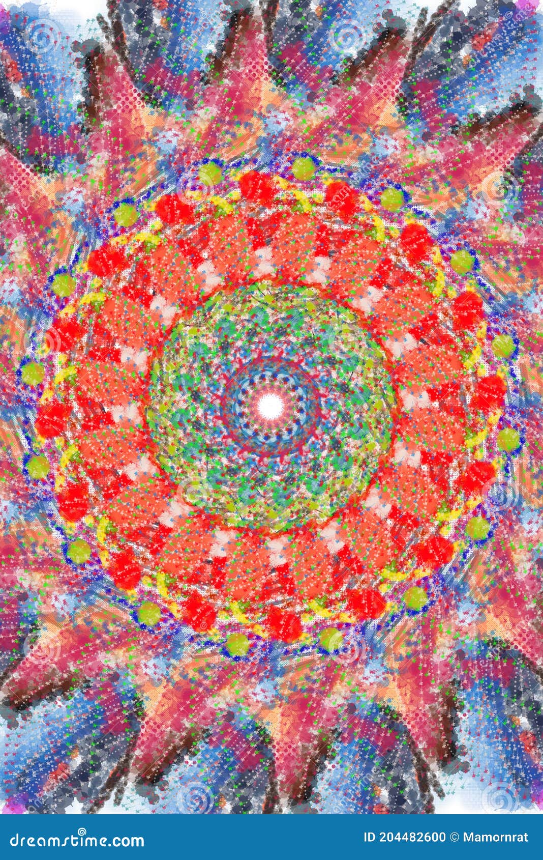 Colorful Texture Overlapping Multiple Layers of Circle Stock ...