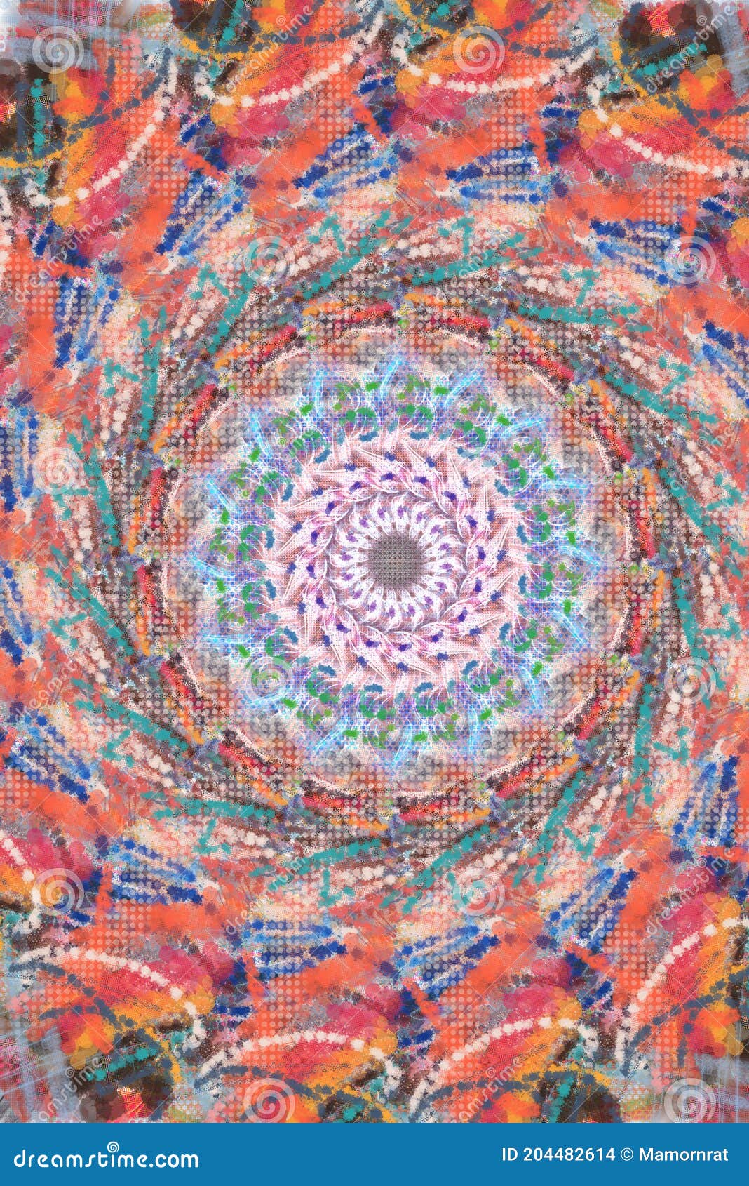 Colorful Texture Overlapping Multiple Layers Stock Illustration ...