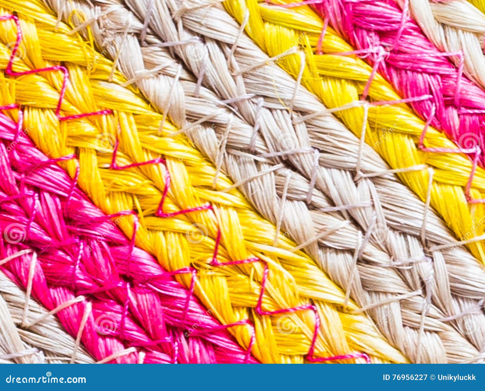 Colorful Texture of Weave Reed Handcraft Stock Image - Image of ...