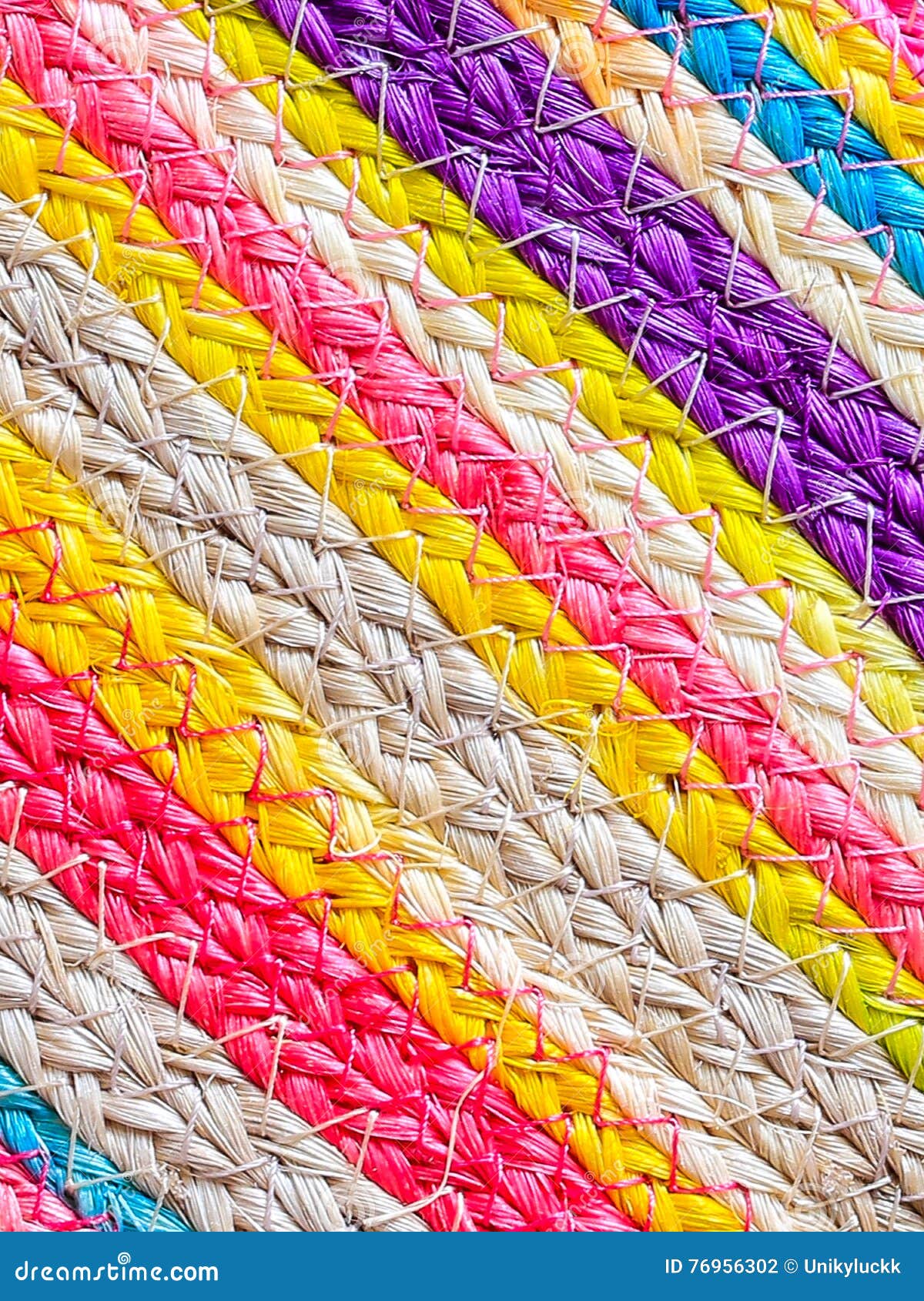 Colorful Texture of Weave Reed Handcraft Stock Photo - Image of pink ...