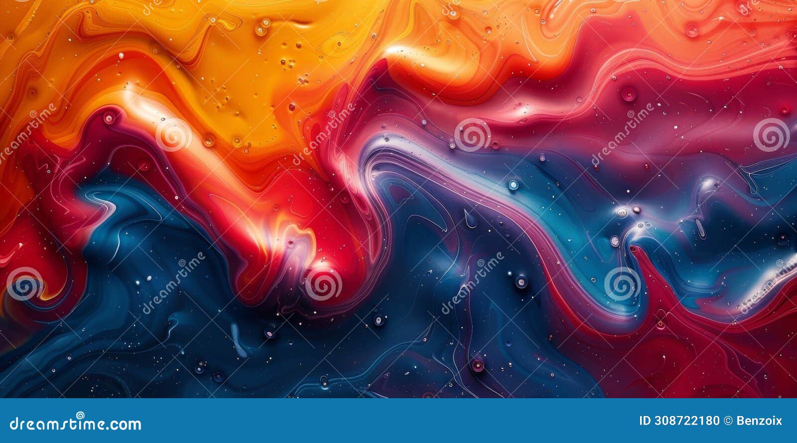 Colorful Textured Abstract Art Background. Creativity Banner Stock ...