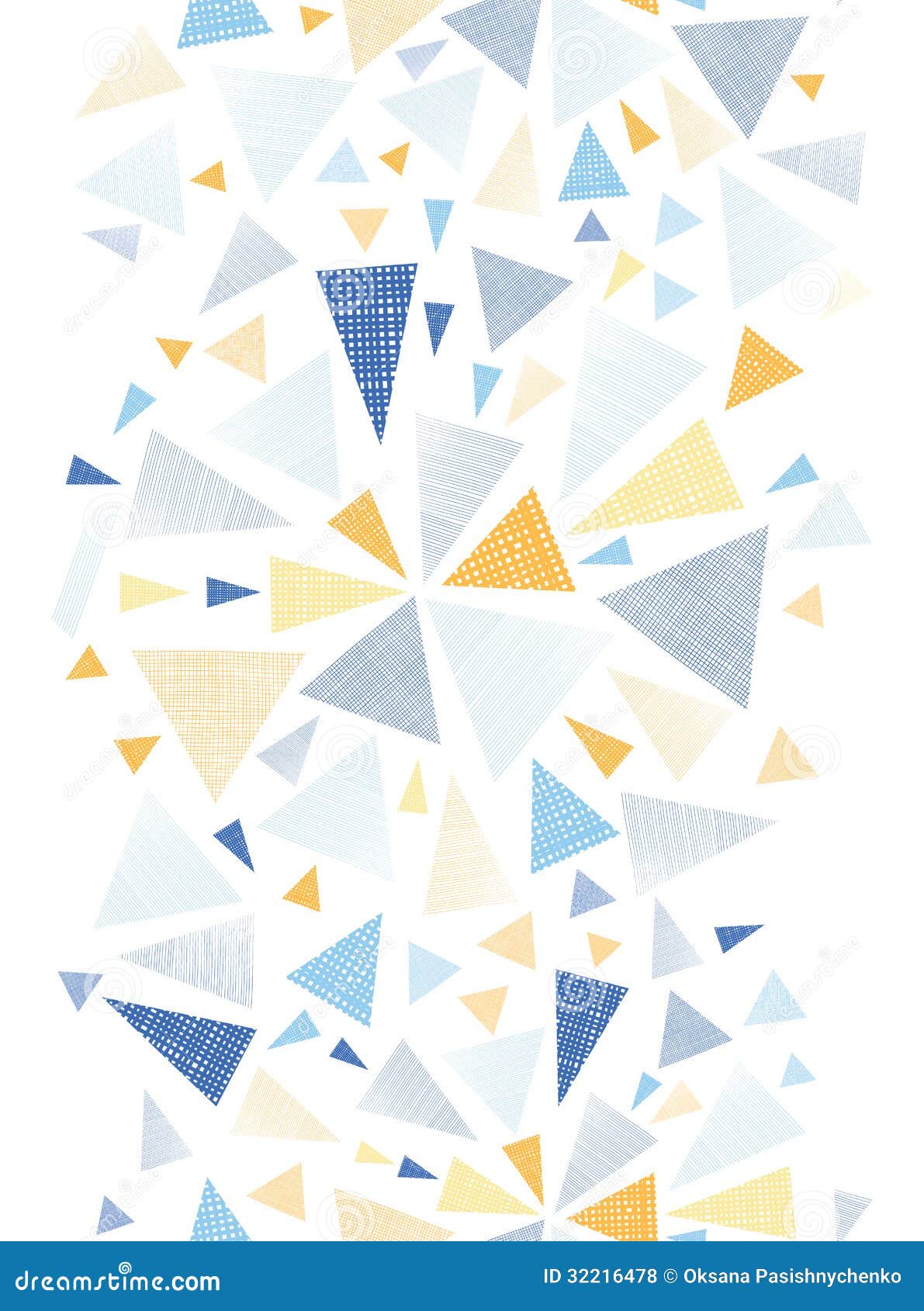 Colorful Textured Arrows Triangles Vertical Stock Vector - Illustration ...