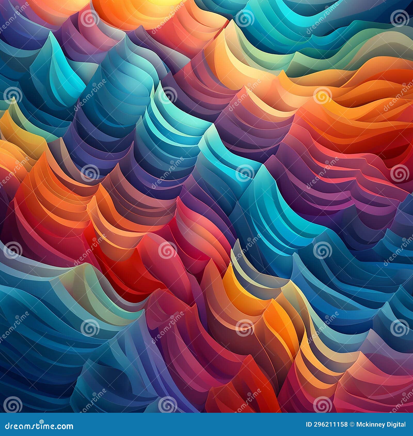 Textured Background Image in Colorful Scene in Random Wave and Ripple ...