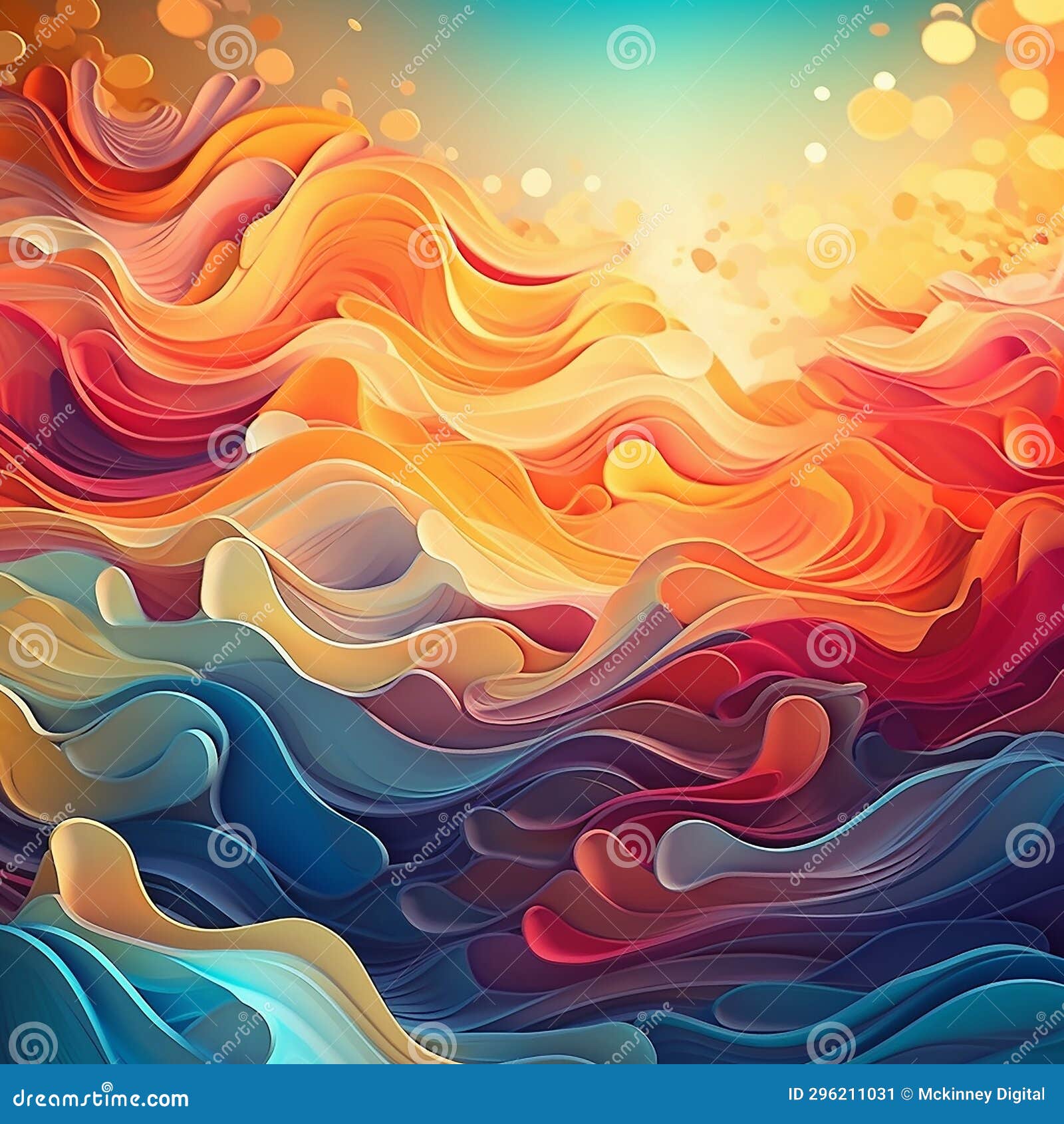 Textured Background Image in Colorful Scene in Random Wave and Ripple ...