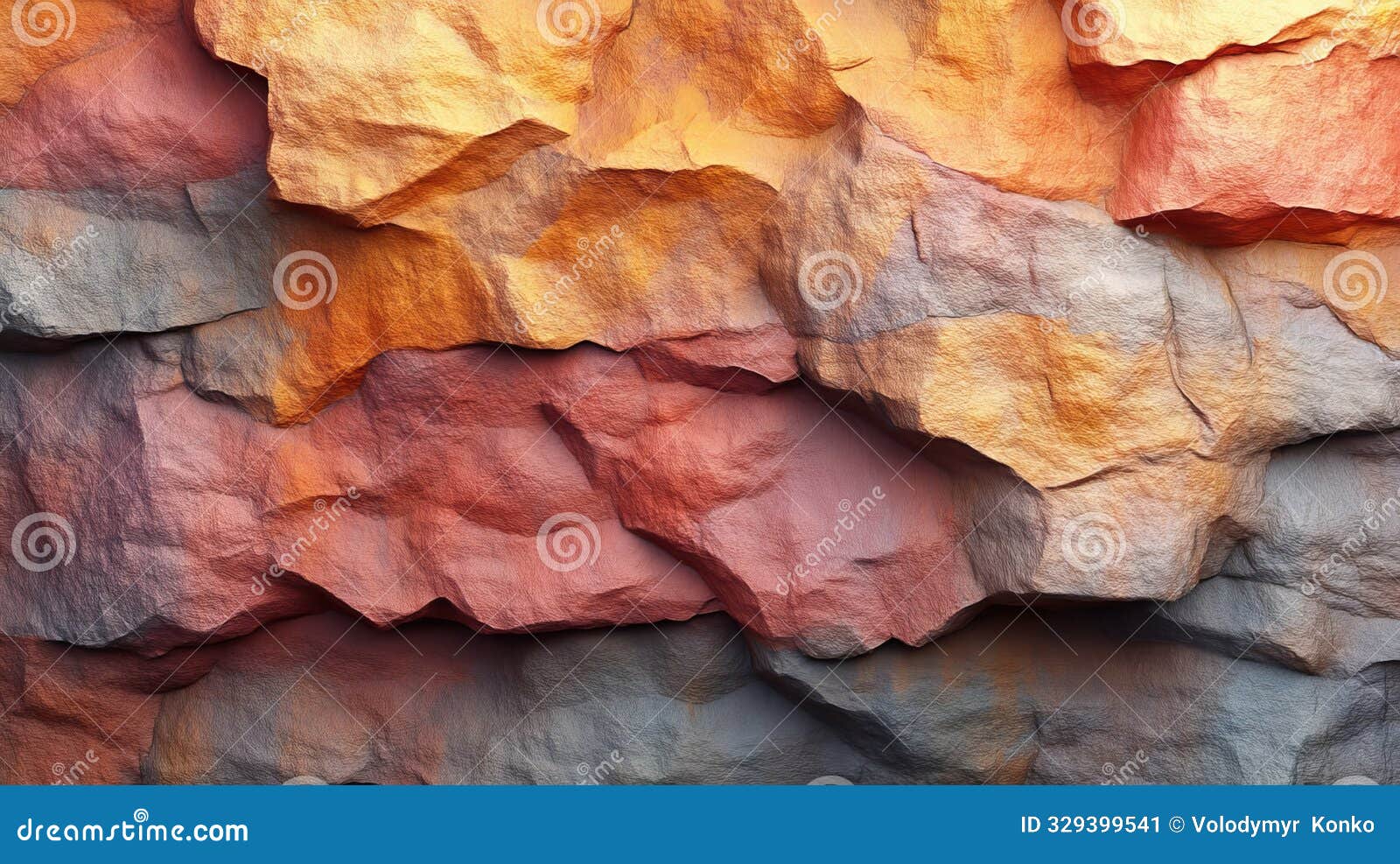 Colorful Textured Rock Surface, Geological Formation. Natural Patterns ...