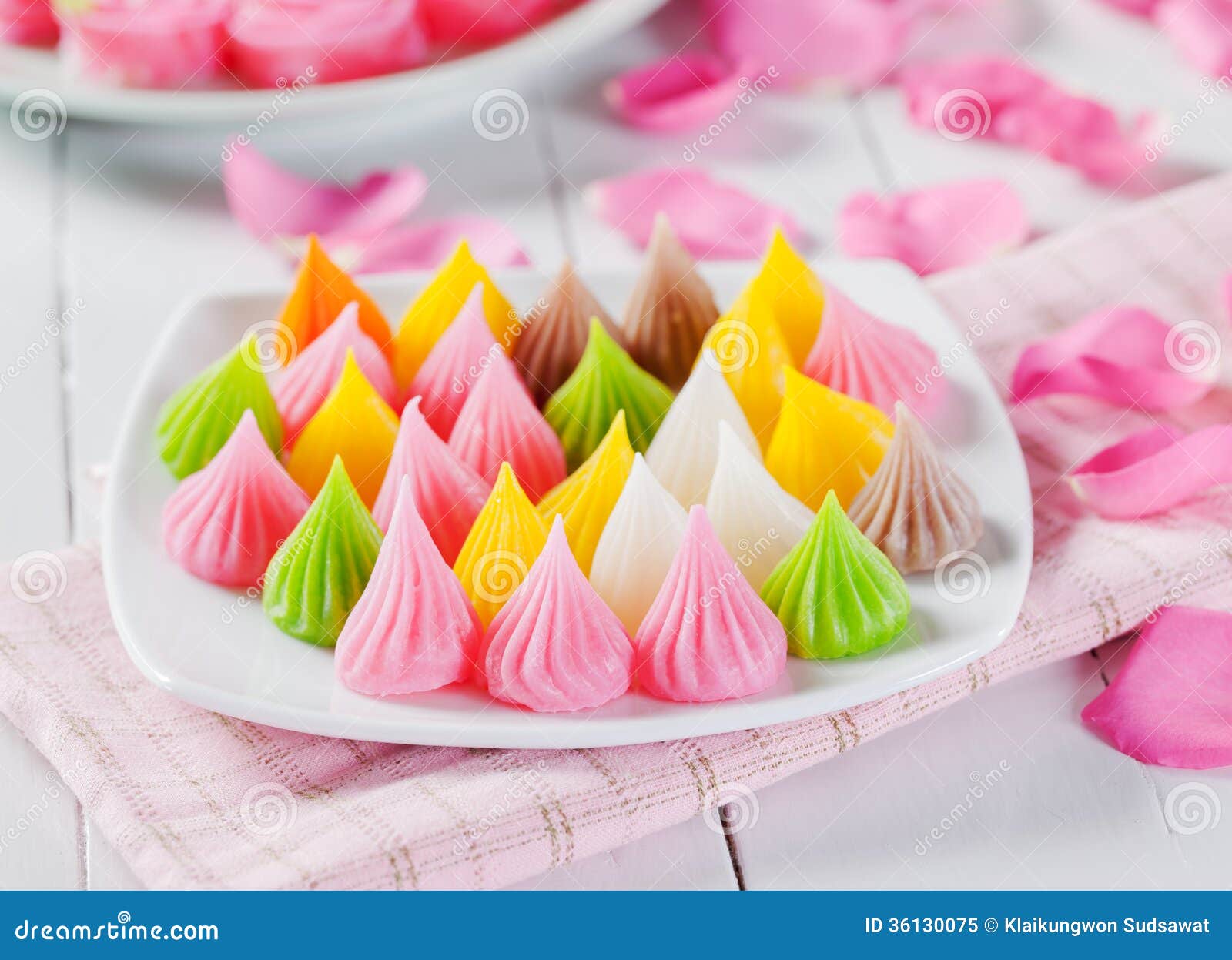 Colorful thai dessert stock image. Image of food, asian - 36130075