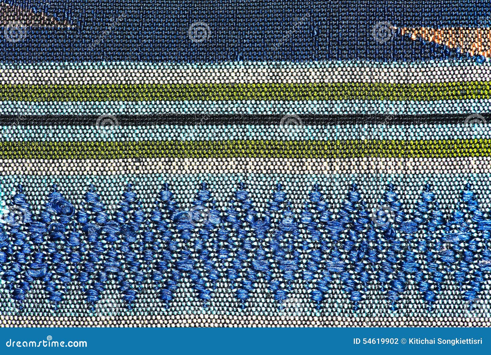 Colorful Thai Silk Handcraft Peruvian Style Rug Surface Close Up Stock ...