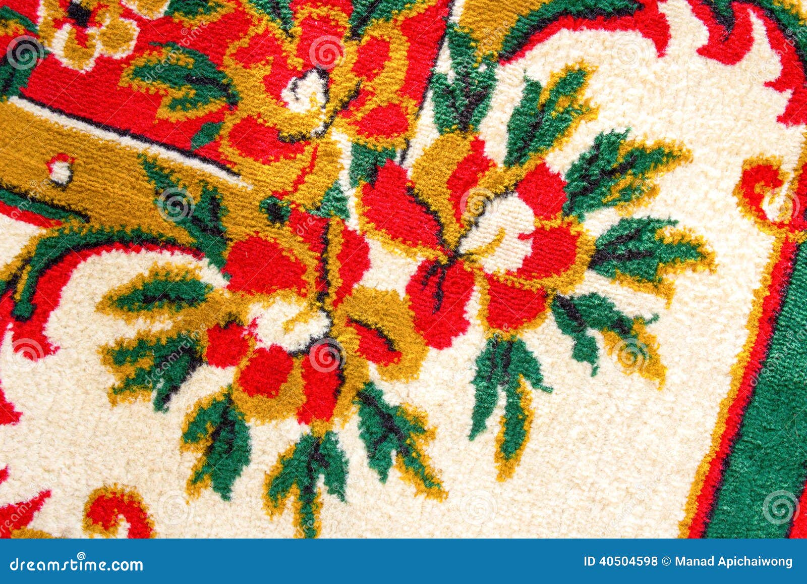 Colorful Thai Style Rug Surface Stock Photo - Image of abstract ...