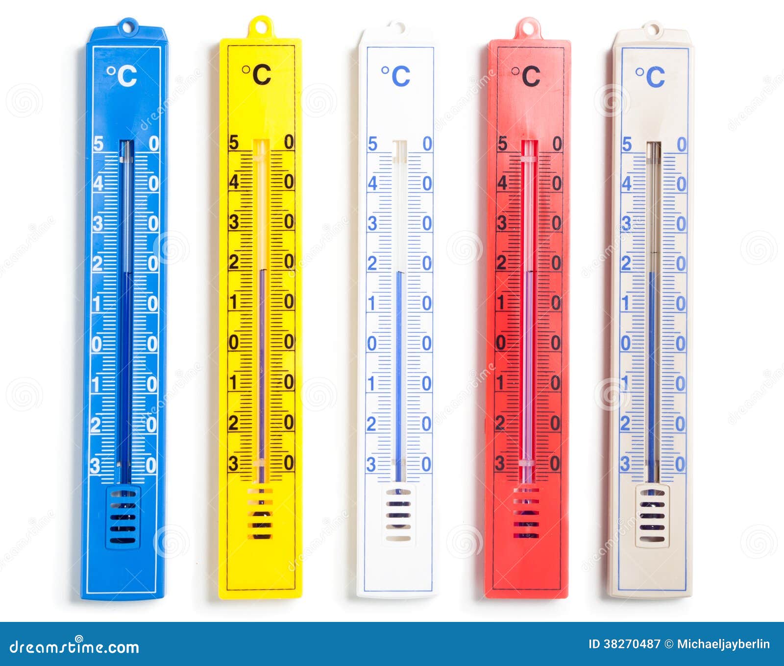 Colorful Thermometers Blue Red Yellow Photos - Free & Royalty-Free ...