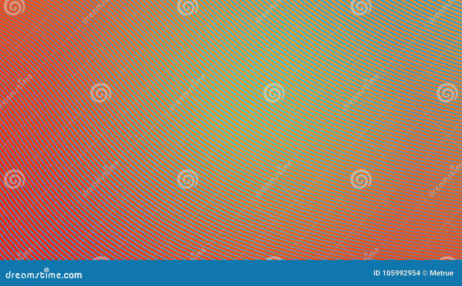 Colorful Thin Lines. Abstract Waves Wallpaper Stock Illustration ...