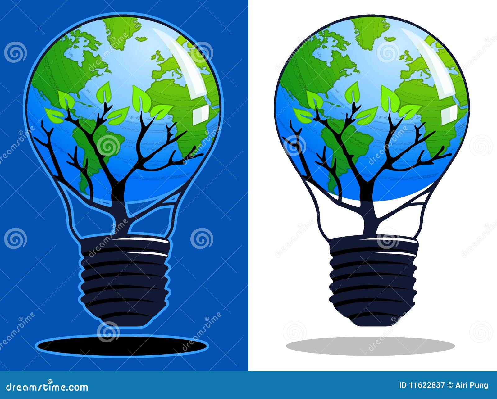 Colorful Think Green Illustrations Stock Illustration - Illustration of ...