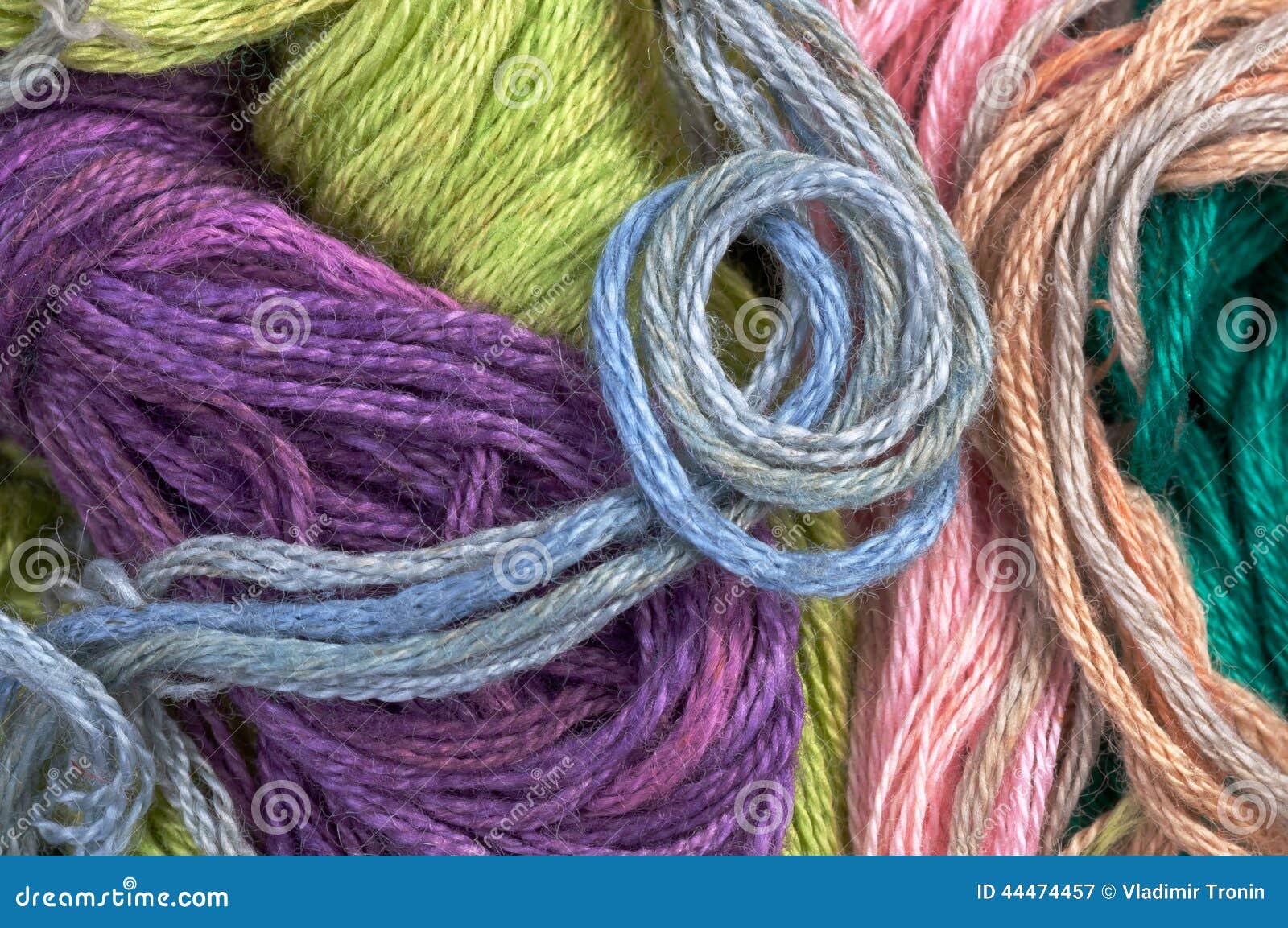 Colorful Thread As Abstract Background Stock Image - Image of purple ...