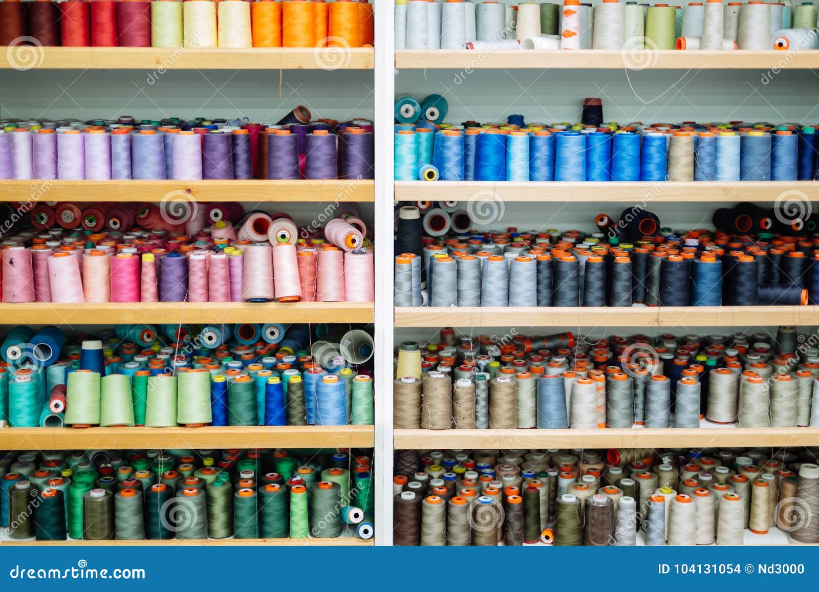 Colorful Thread Spools Used in Fabric Industry Stock Photo - Image of ...