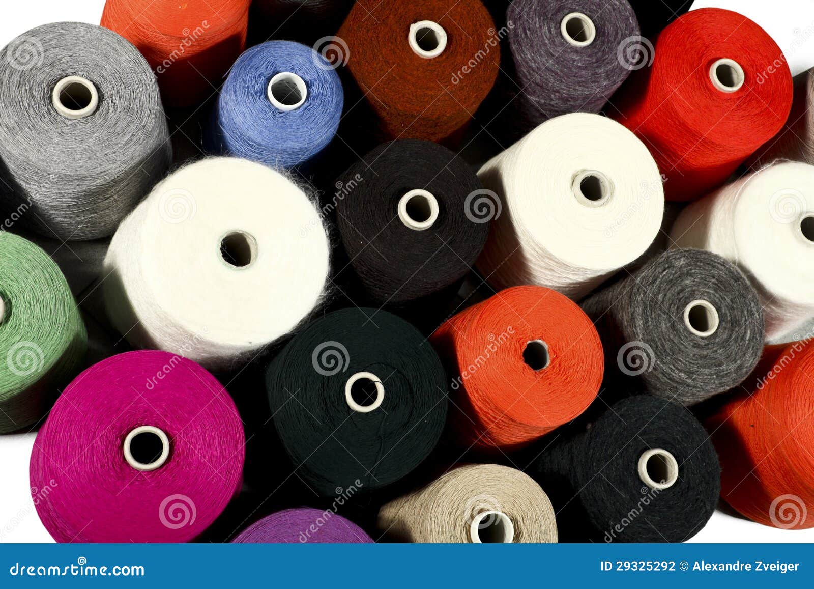 Colorful threads stock photo. Image of bobbin, sewing - 29325292