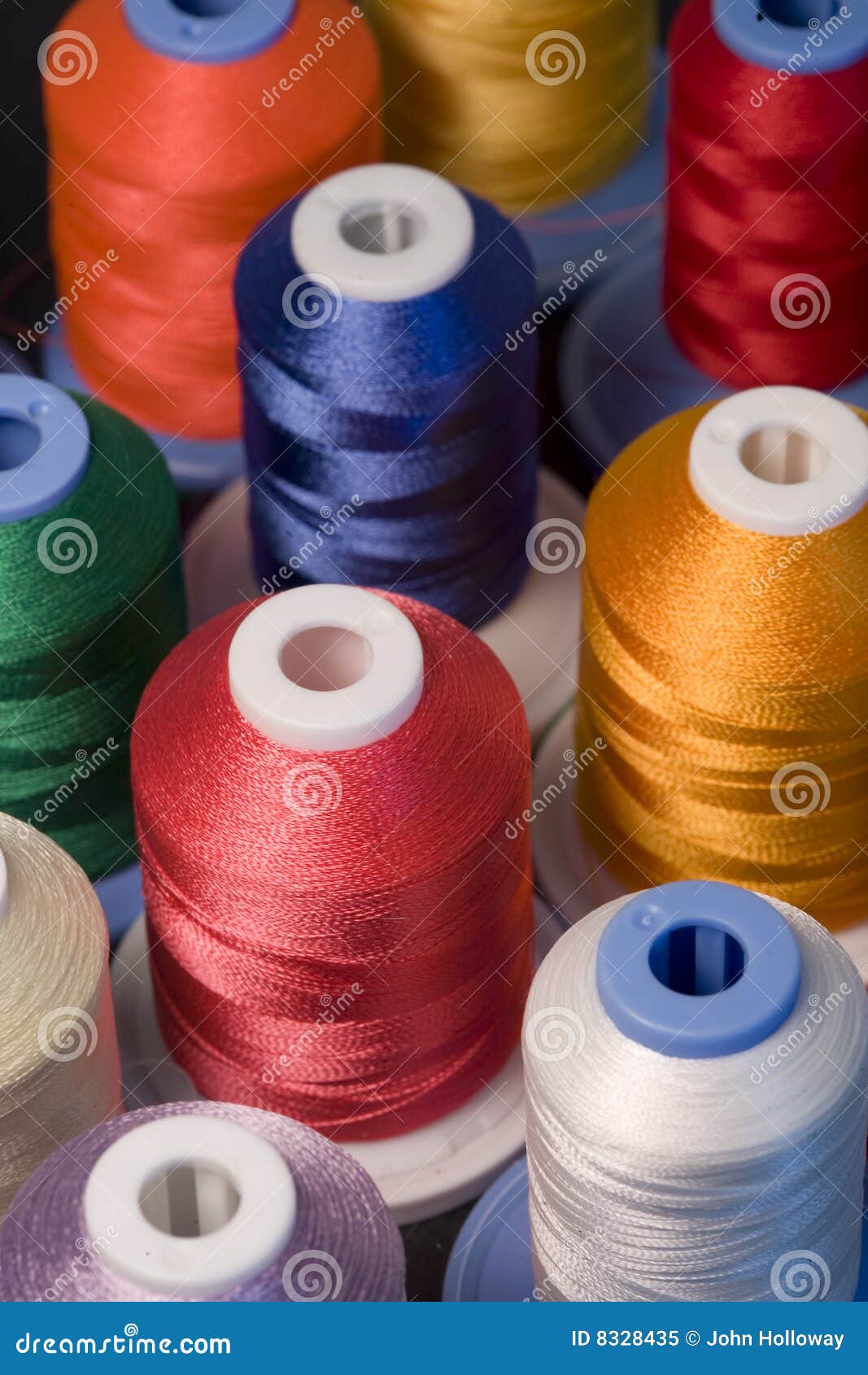 Colorful Threads stock image. Image of yellow, spools - 8328435