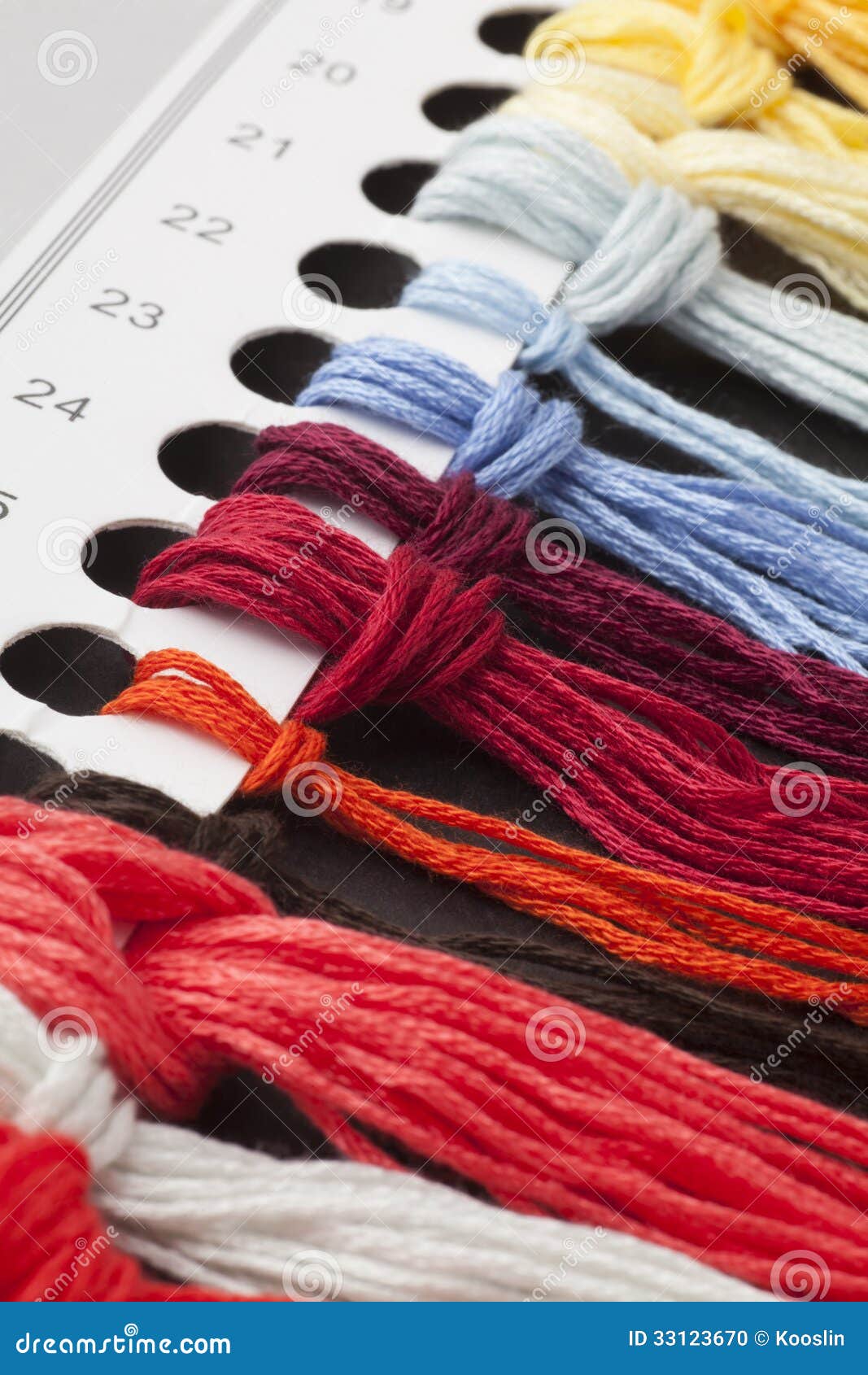 Colorful threads stock photo. Image of threads, macro - 33123670