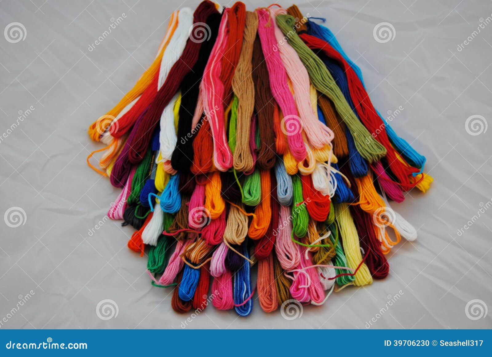 Colorful threads stock photo. Image of patching, heap - 39706230