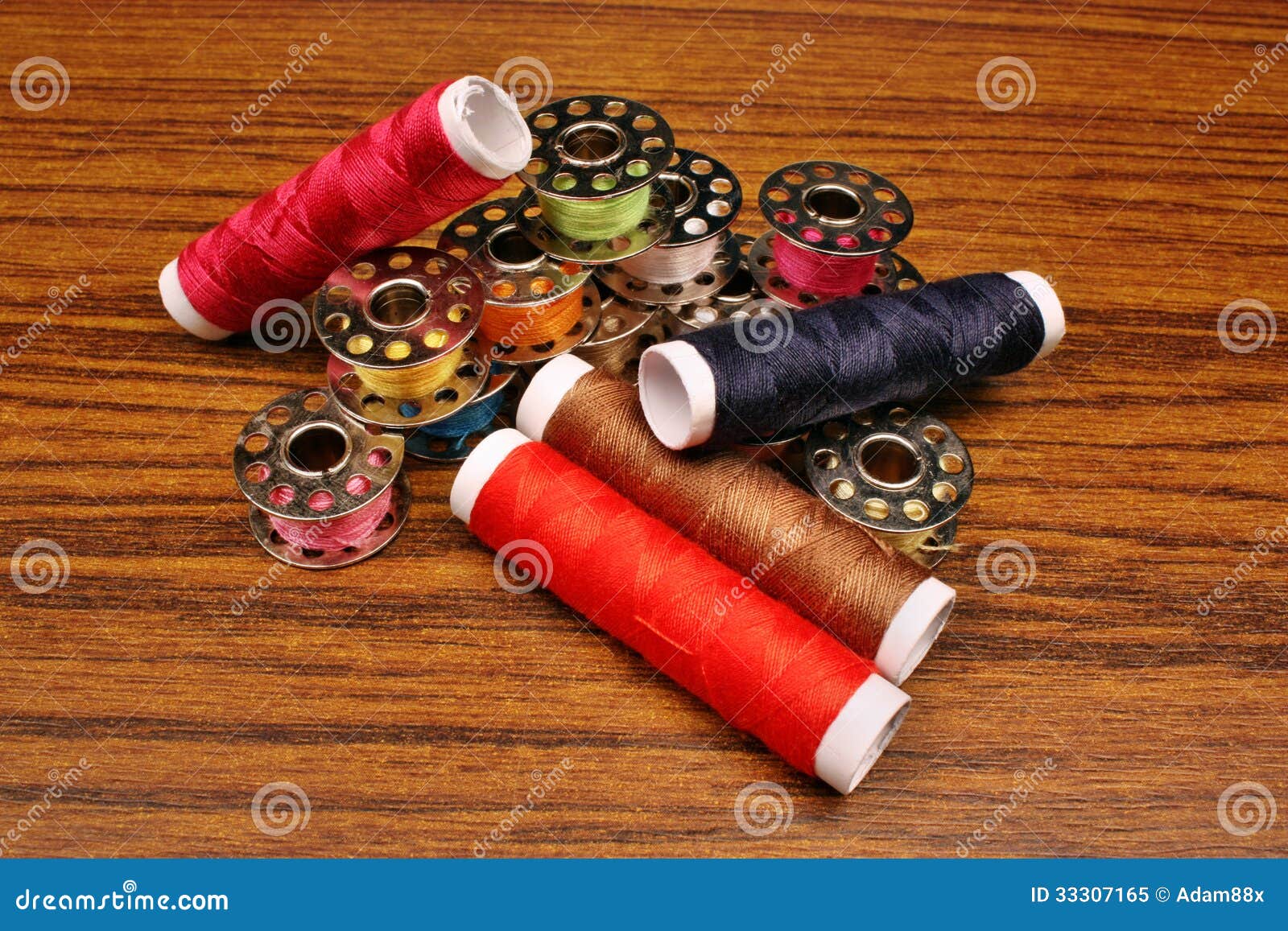 Colorful threads stock image. Image of multicolored, factory - 33307165