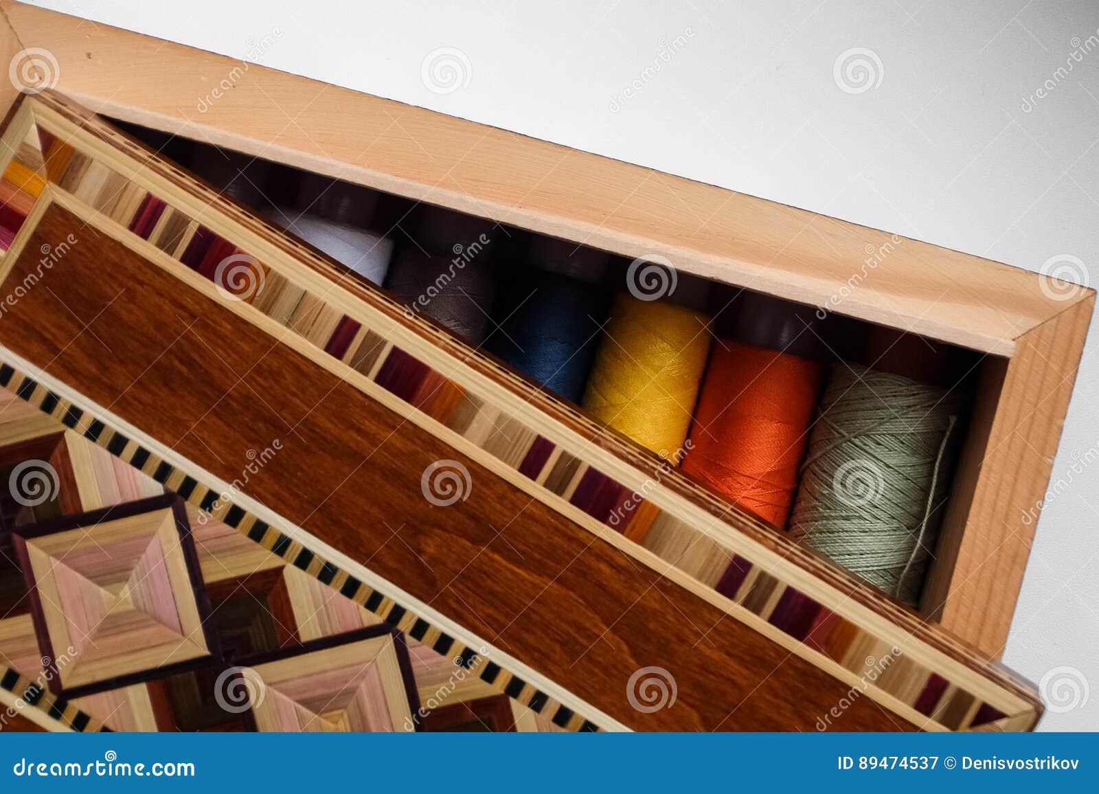 Colorful threads stock image. Image of embroidery, closeup - 89474537