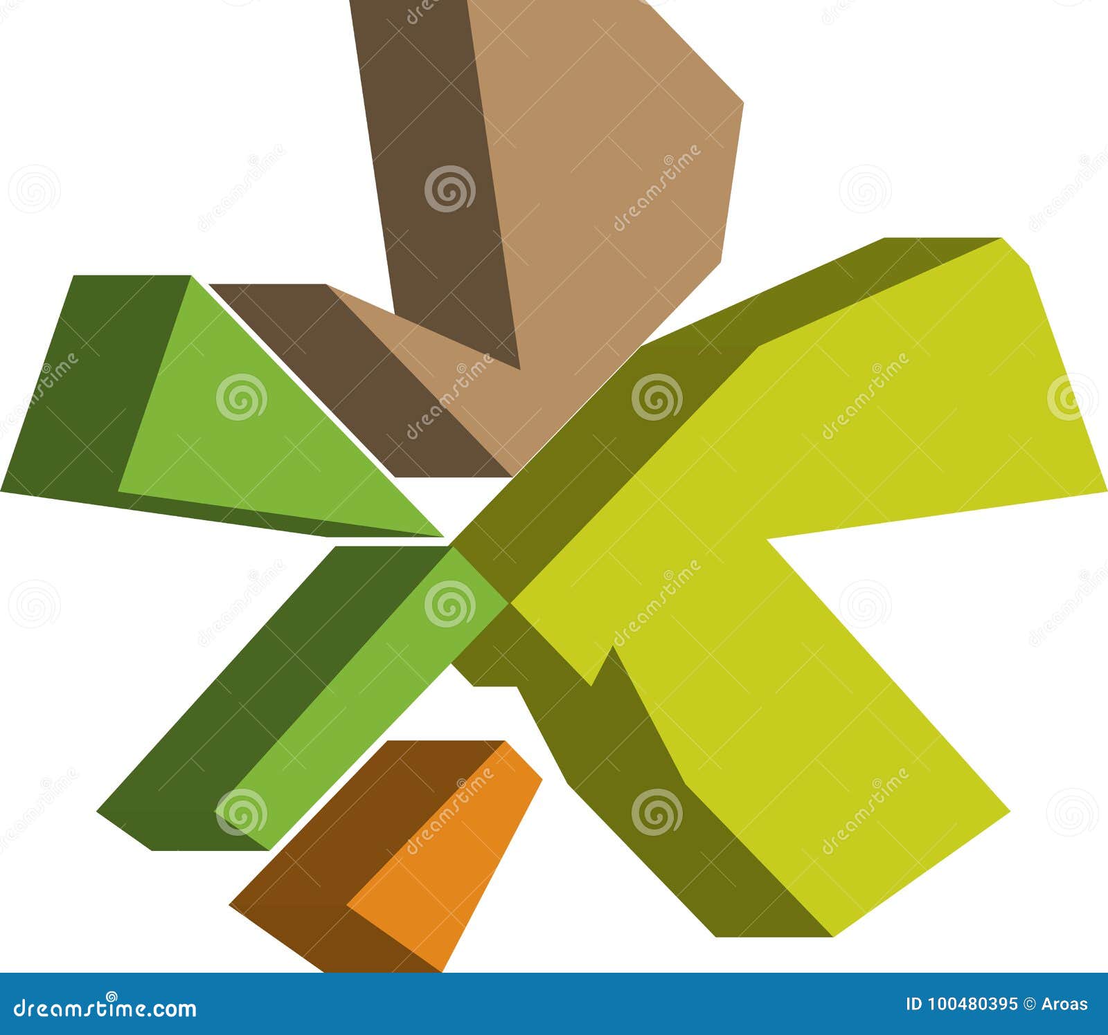 3d ASTERISK symbol stock vector. Illustration of colorful - 100480395