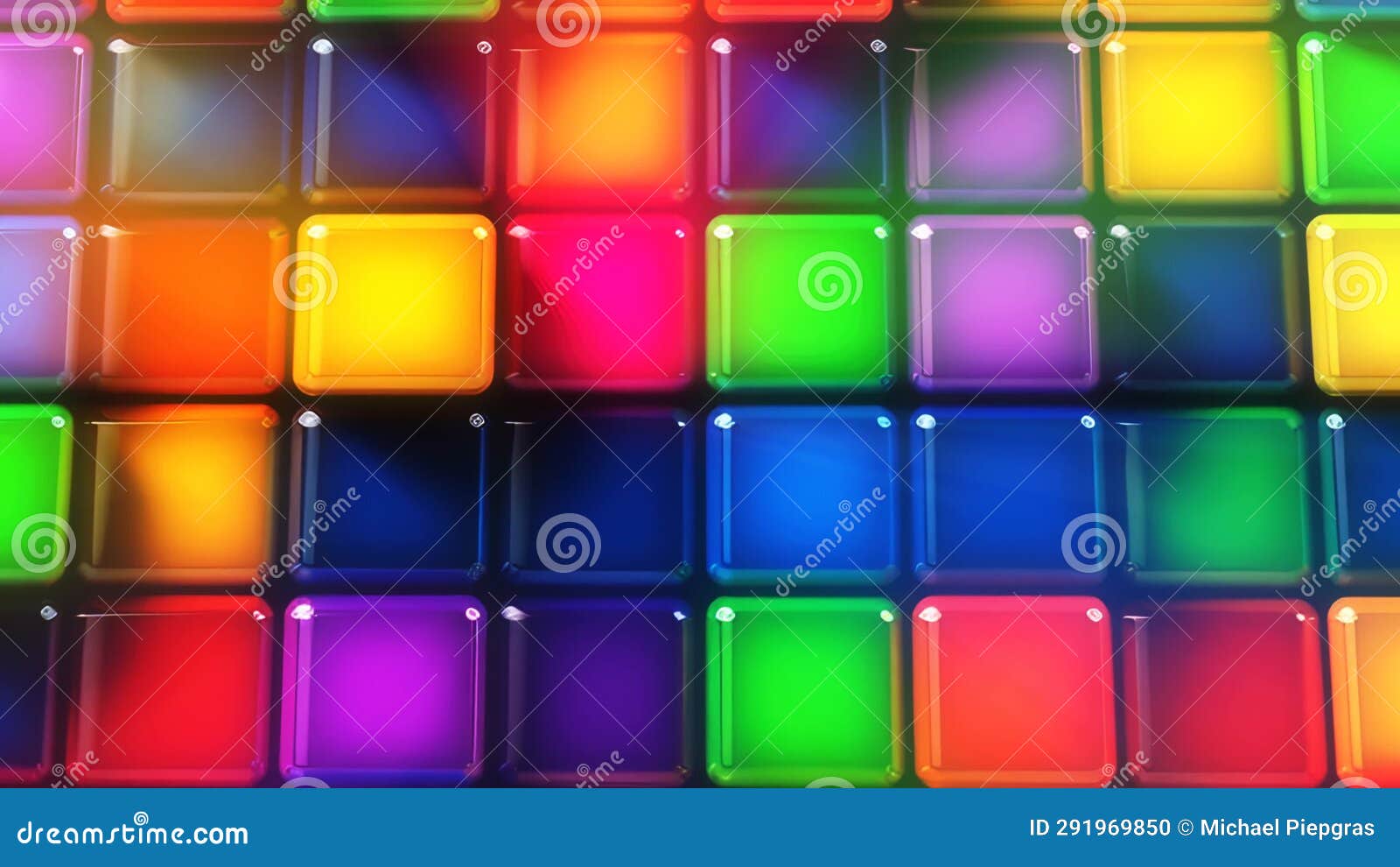 Colorful Three Dimensional Cube Background Texture with Lightbeams ...