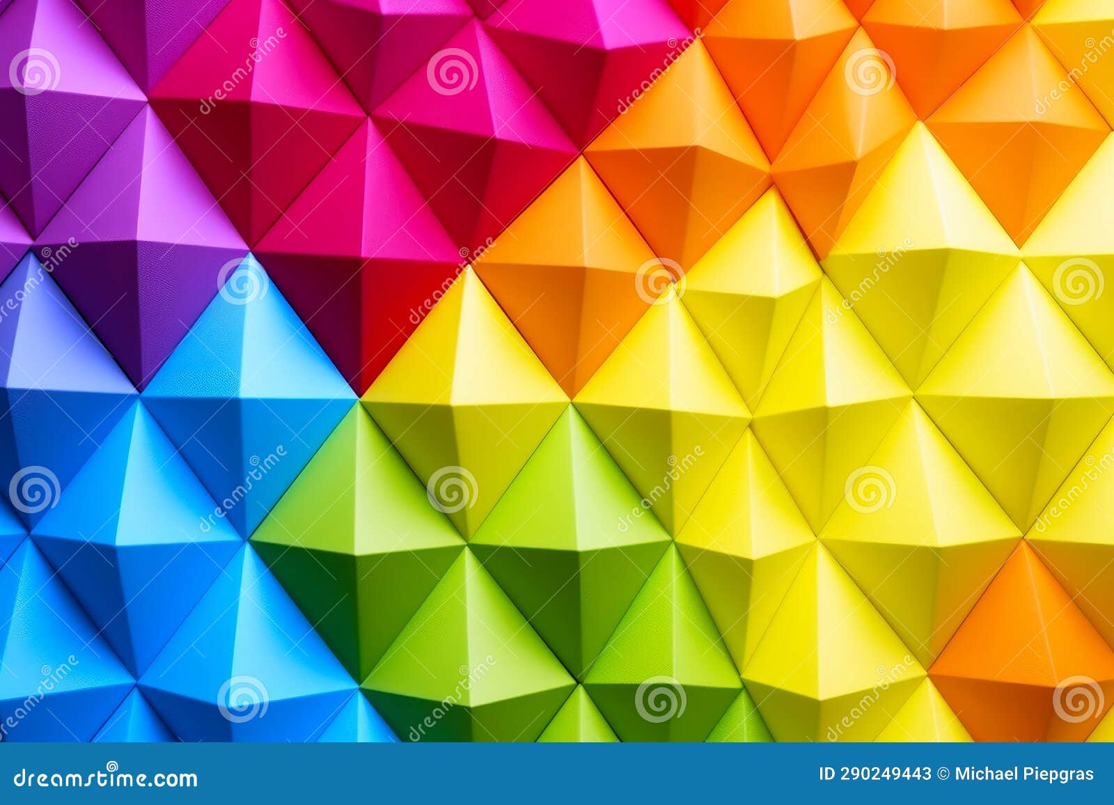 Colorful Three Dimensional Pyramid Background Texture Stock ...