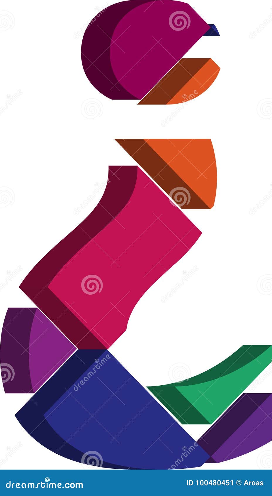 3d QUESTION MARK symbol stock vector. Illustration of brand - 100480451