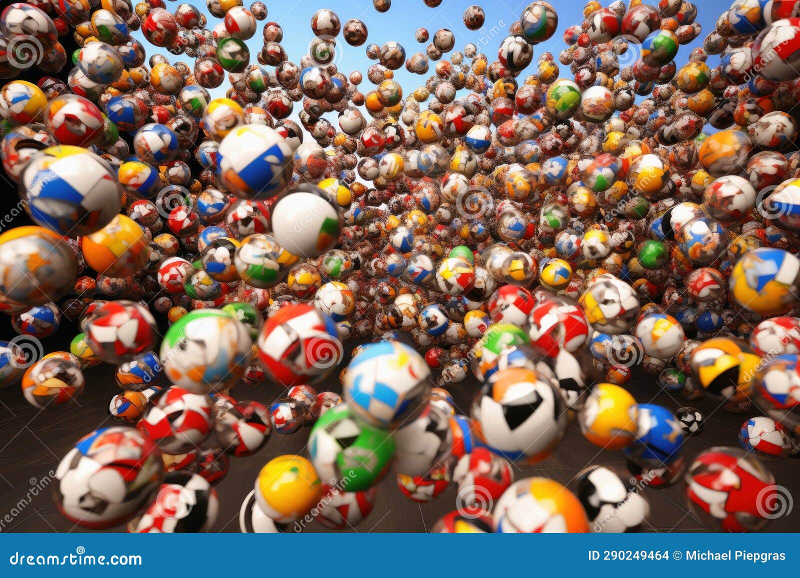 Colorful Three Dimensional Sphere Background Texture Stock Illustration ...