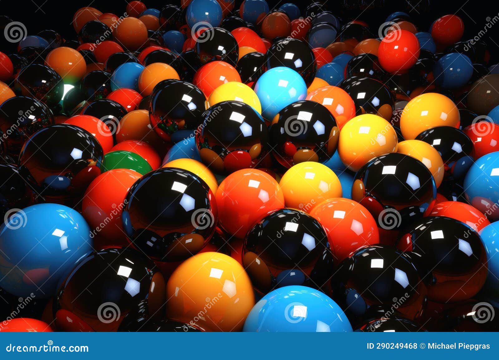 Colorful Three Dimensional Sphere Background Texture Stock Illustration ...