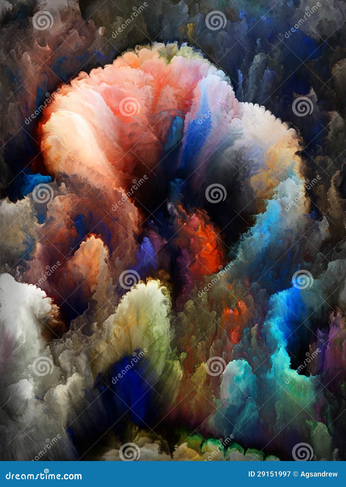 Colorful Three Dimensional Textures Stock Illustration - Illustration ...