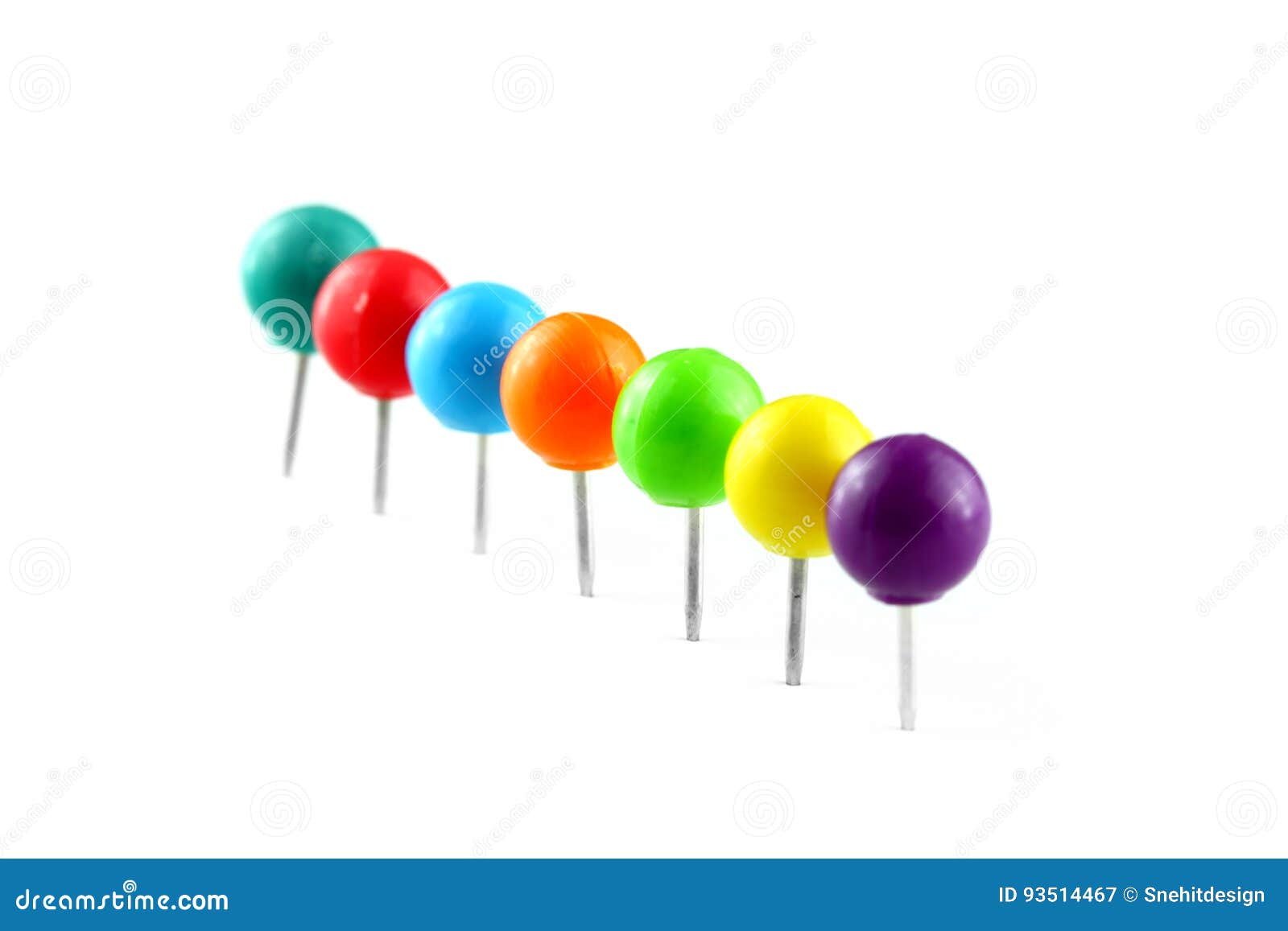 Thumb Tacks Background Royalty-Free Stock Photo | CartoonDealer.com ...
