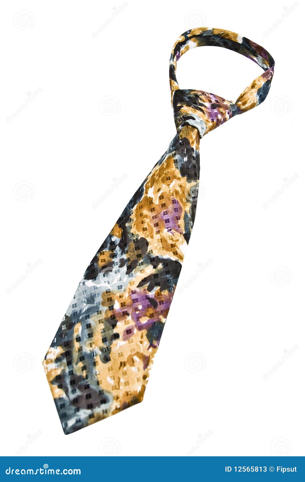 Colorful Tie stock image. Image of fashion, neck, textile - 12565813