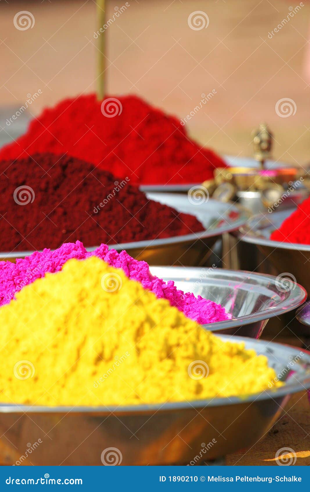 Colorful tika powders stock photo. Image of pink, powder - 1890210