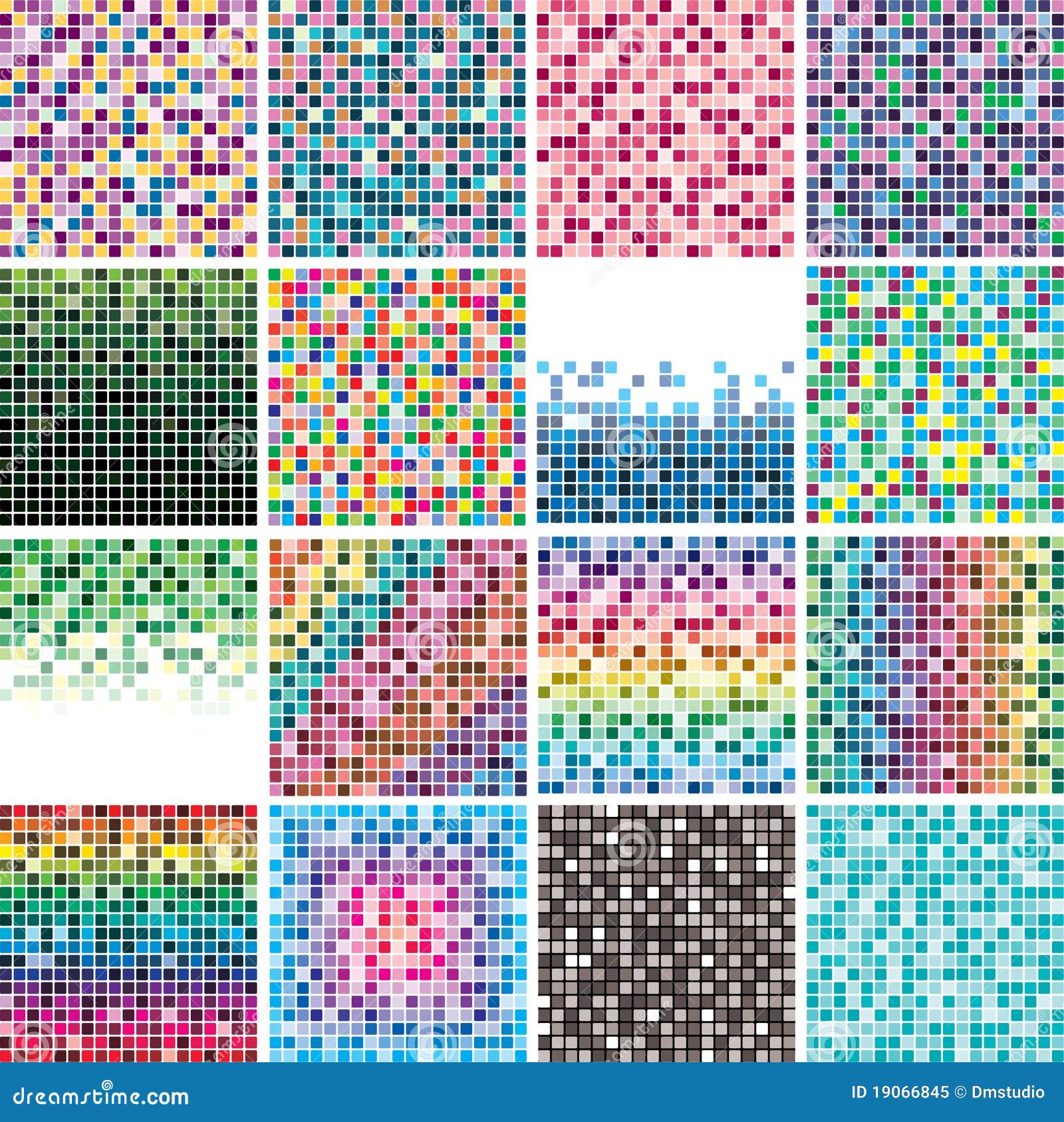 Colorful tile backgrounds stock vector. Illustration of color - 19066845