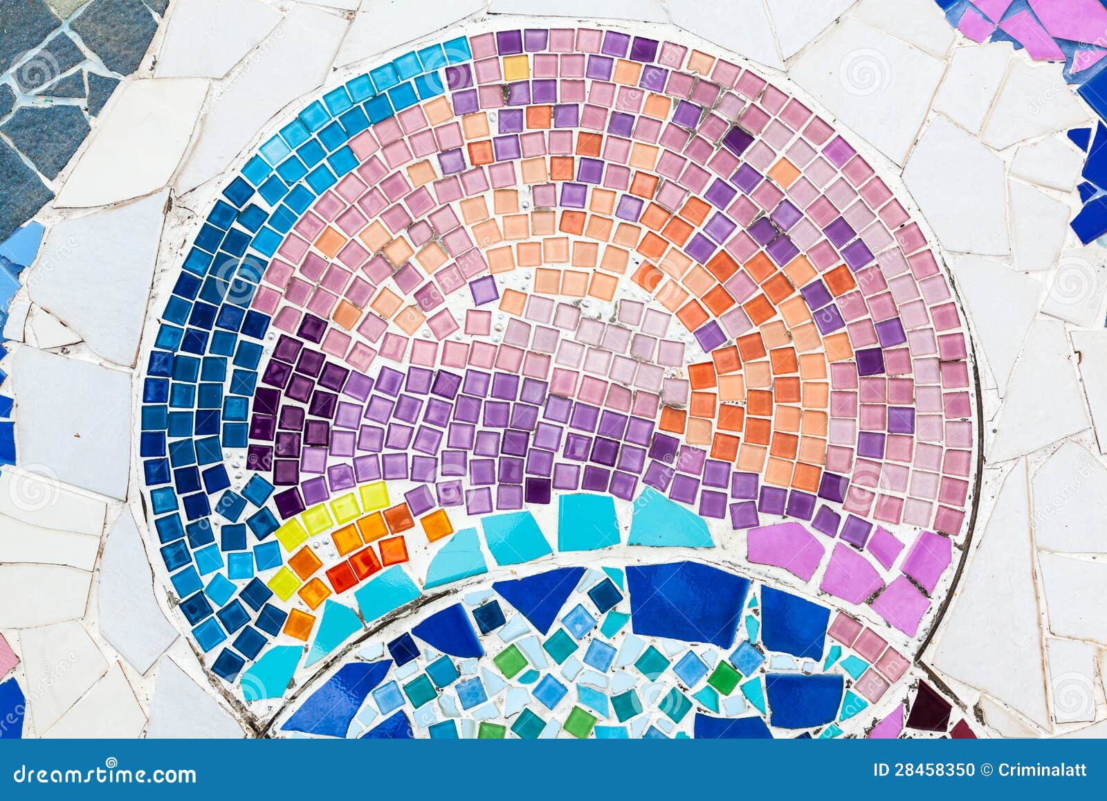 Colorful Tile Pattern Background Stock Photo - Image of background ...